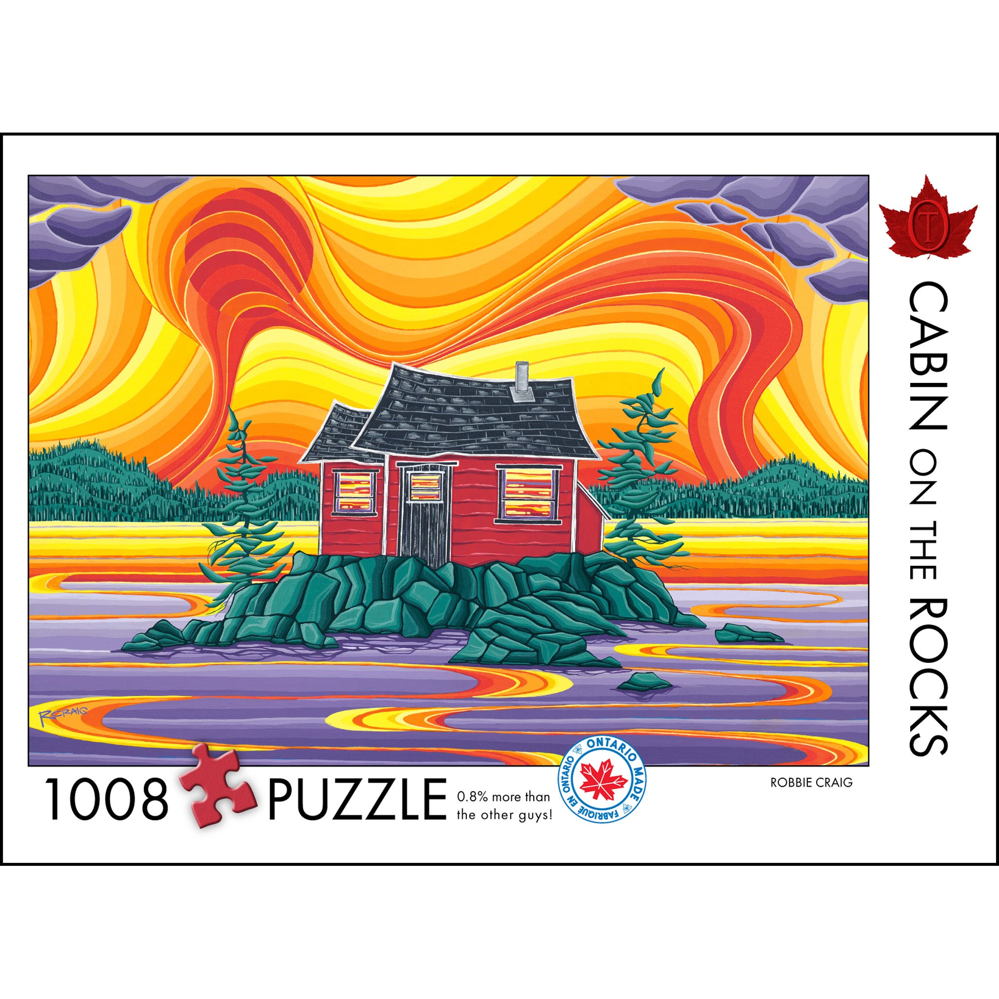Cabin on the Rocks - Robbie Craig - 1008, 504 & 192 pieces | TheOccurrence